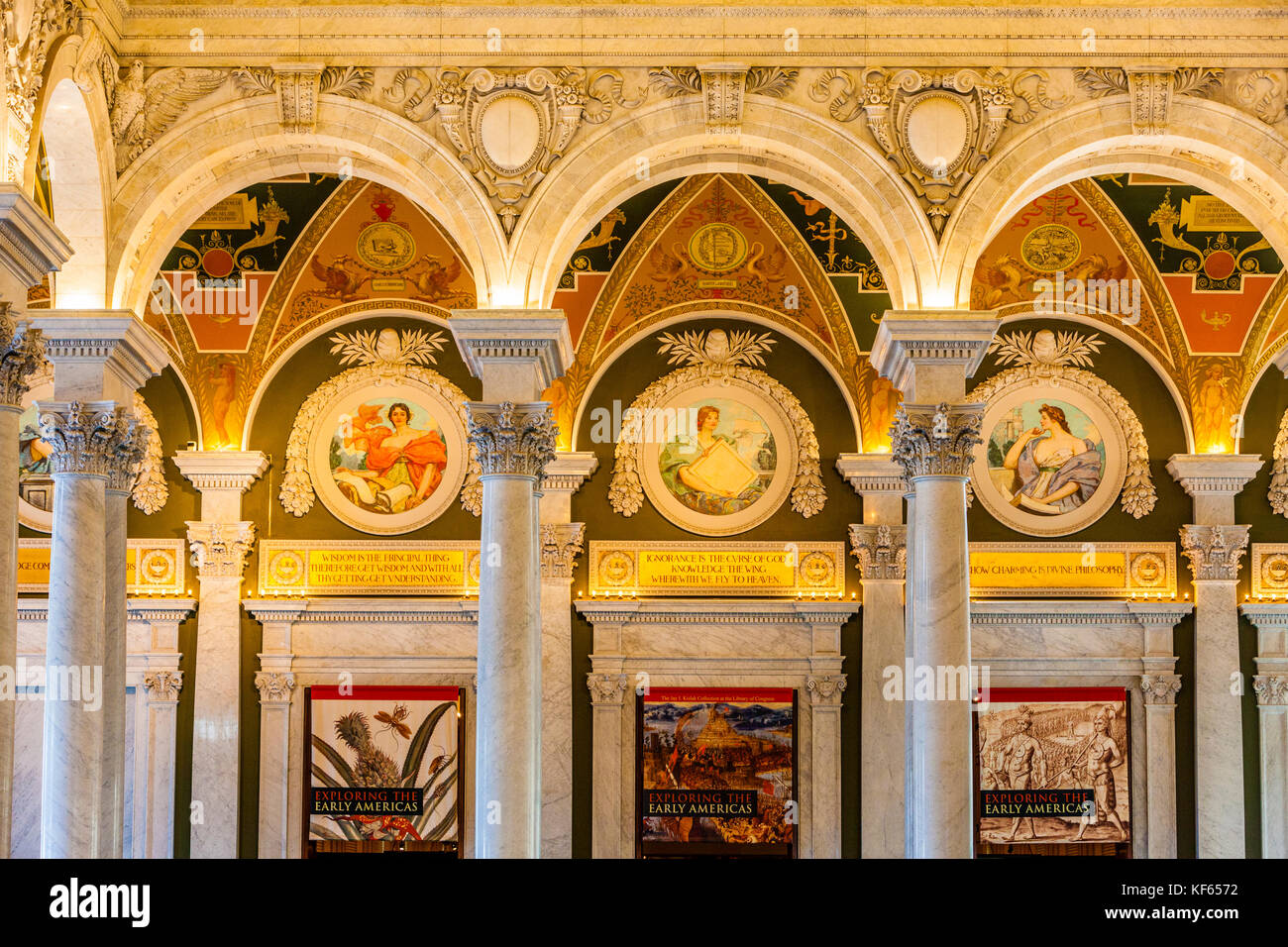Library of Congress, Washington, DC. Thomas Jefferson Building ...