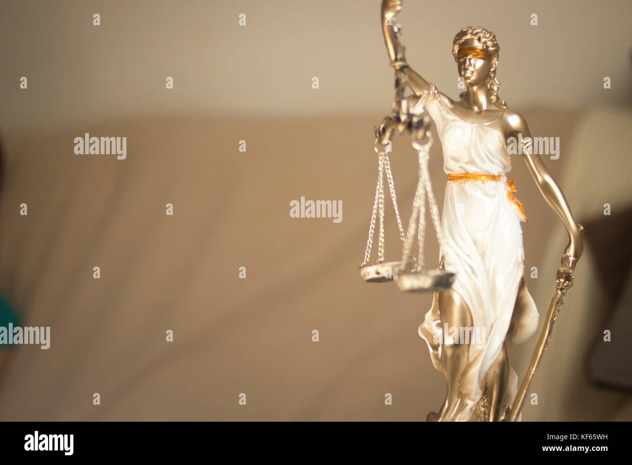 Lawyers legal blind justice bronze statue Themis and scales in ...