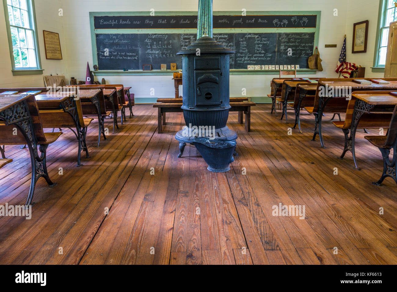 Waterford, Virginia, Founded 1733. Second Street School, a 19th ...