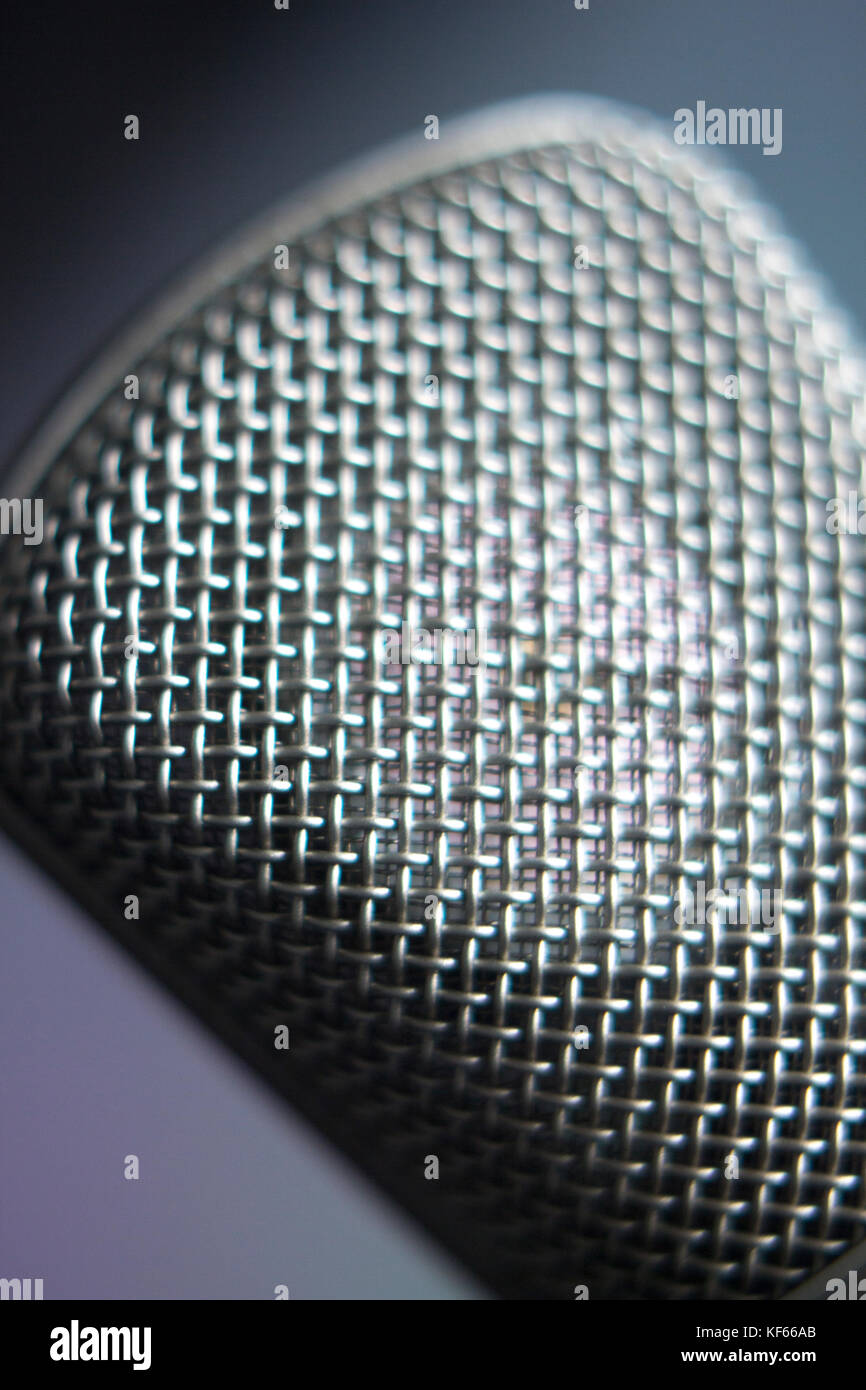 Large diaphragm condenser studio recording voice microphone to record ...