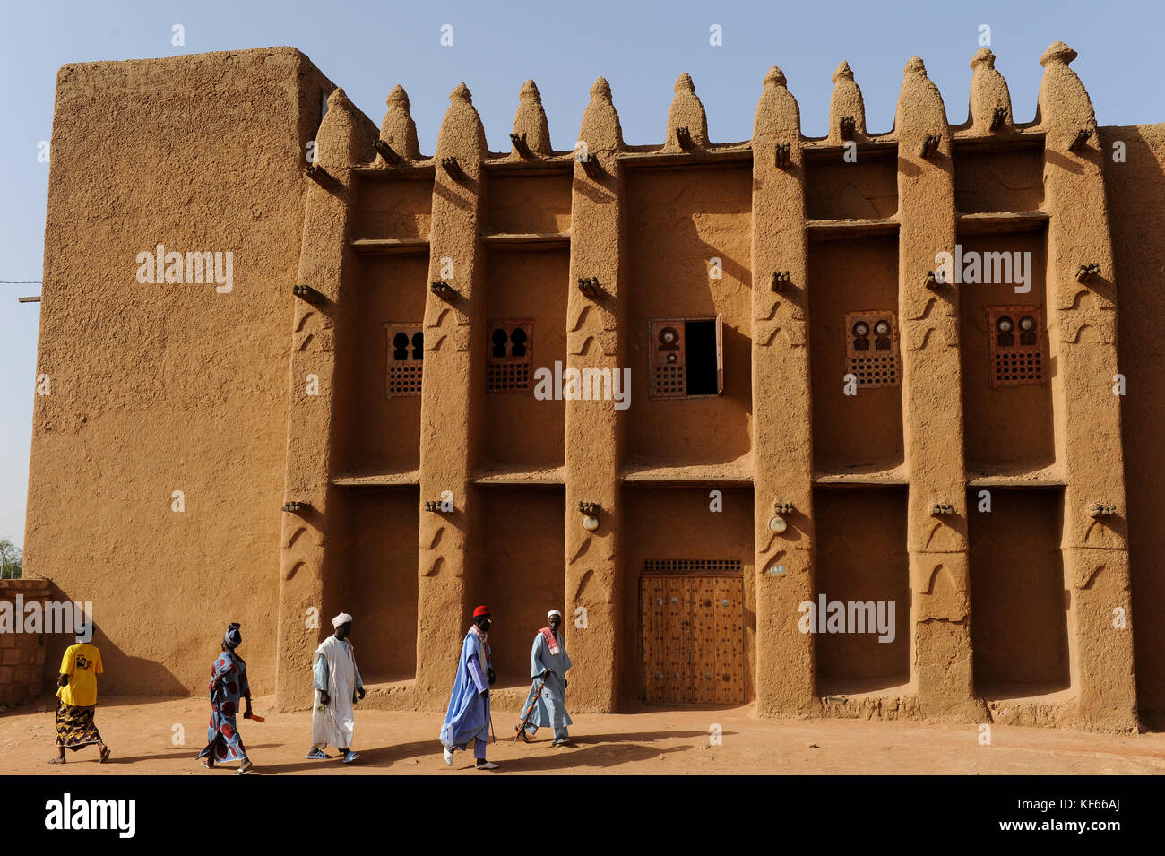 MALI, Bandiagara, Dogon Land , old palace in clay architecture Palais ...