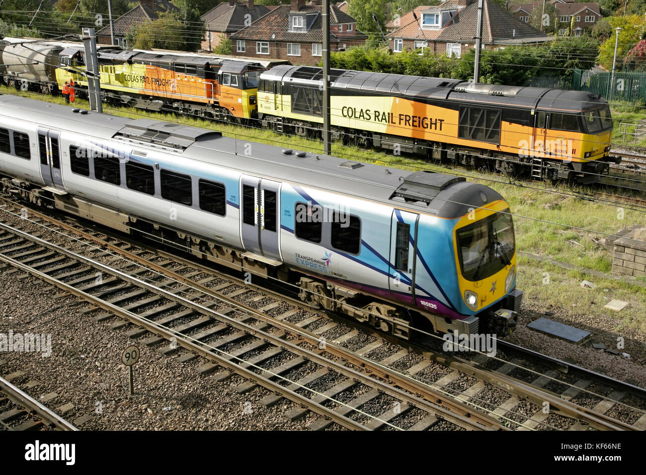 Transpennine rail freight hi-res stock photography and images - Alamy