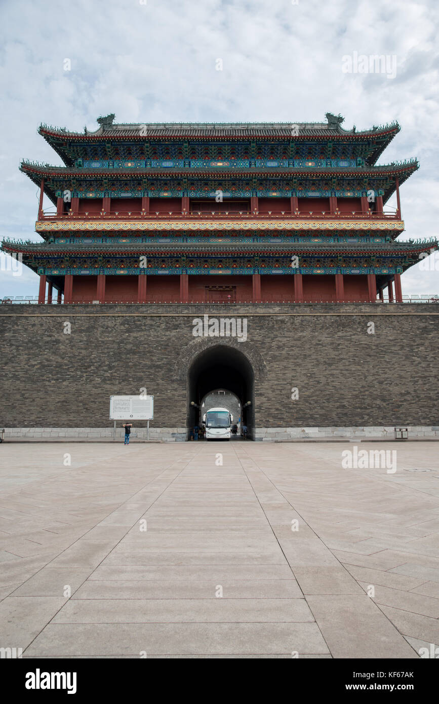 Zhengyang Gate in Beijing Stock Photo - Alamy
