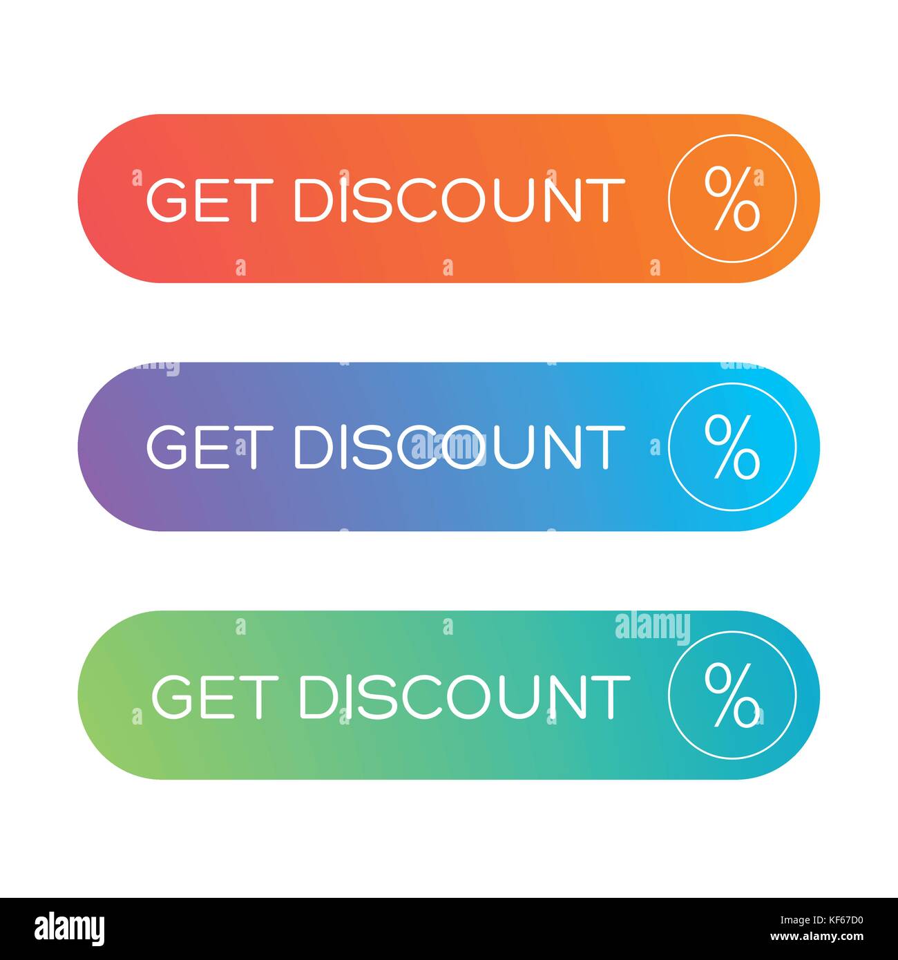 Get Discount button vector Stock Vector Image & Art - Alamy