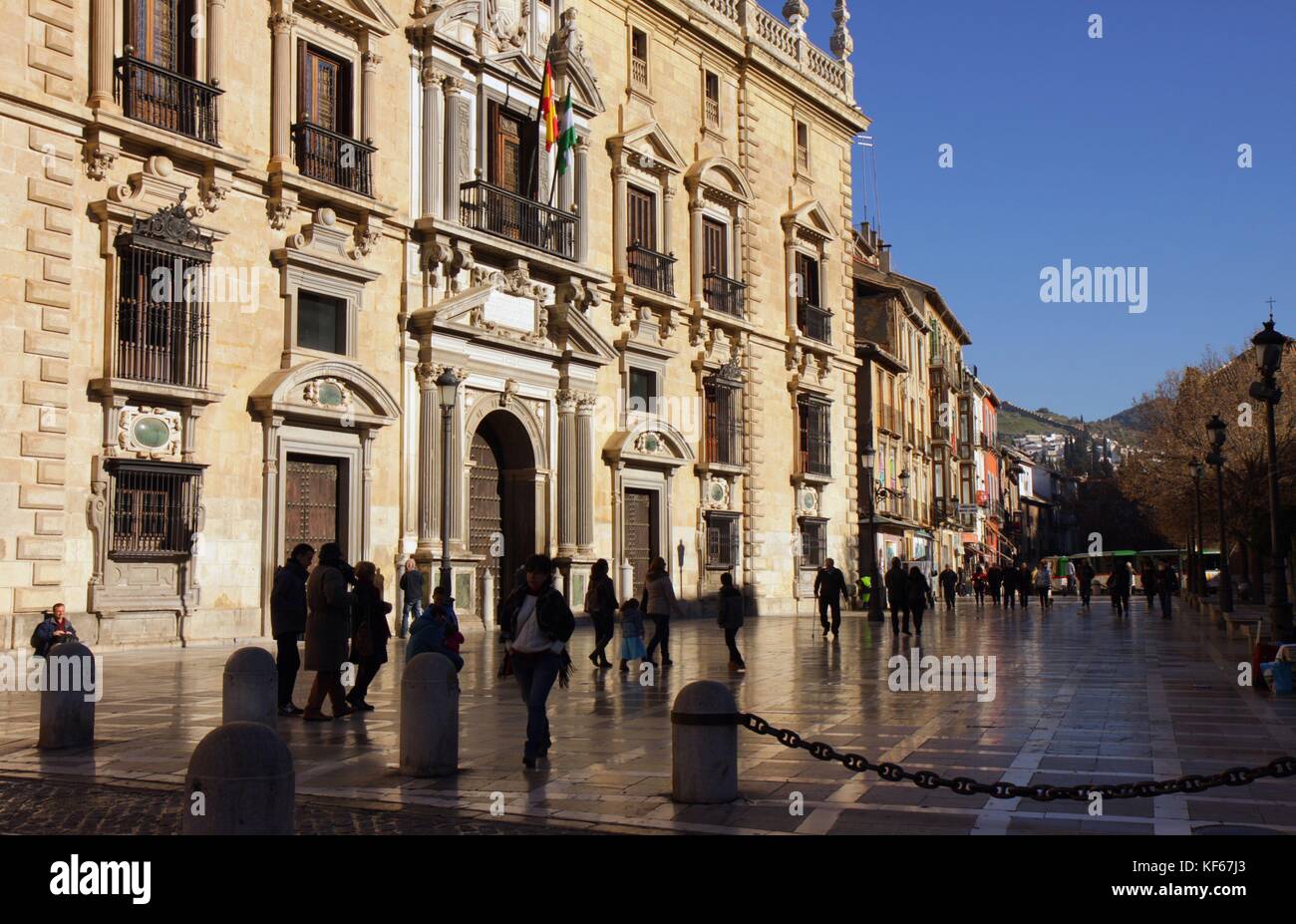Granada, Spain - City view. Granada is the capital city of the province ...