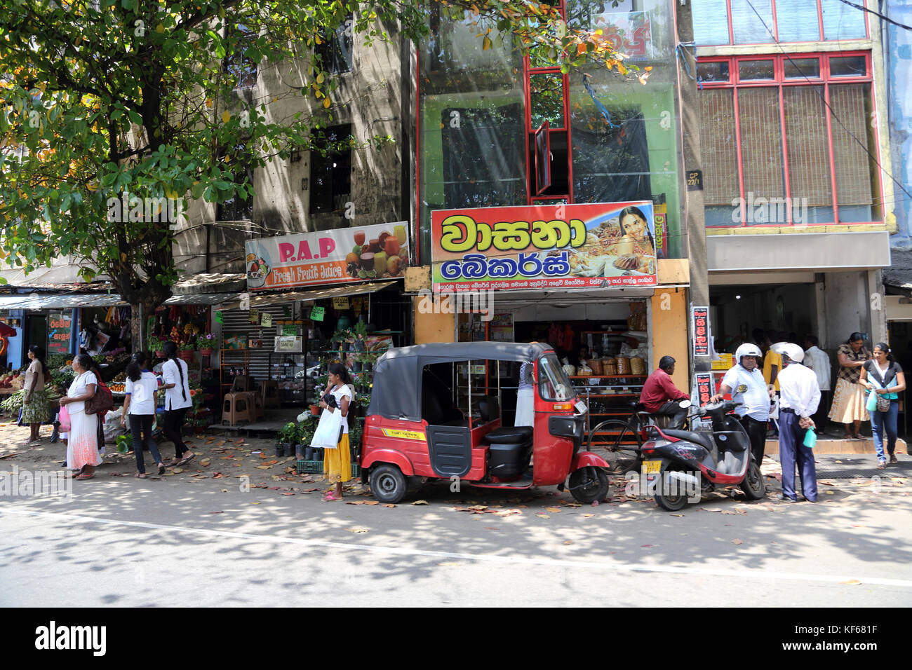 Galle Fort Galle Southern Province Sri Lanka Main Street Grocery Shops ...