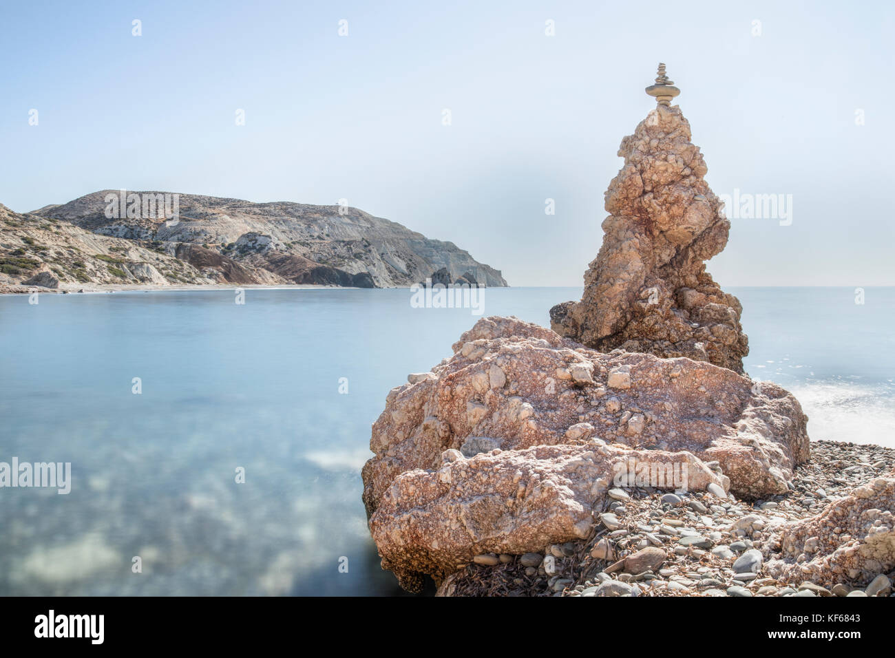 Petra tou Romiou, Aphrodite's Rock, Paphos, Cyprus Stock Photo - Alamy