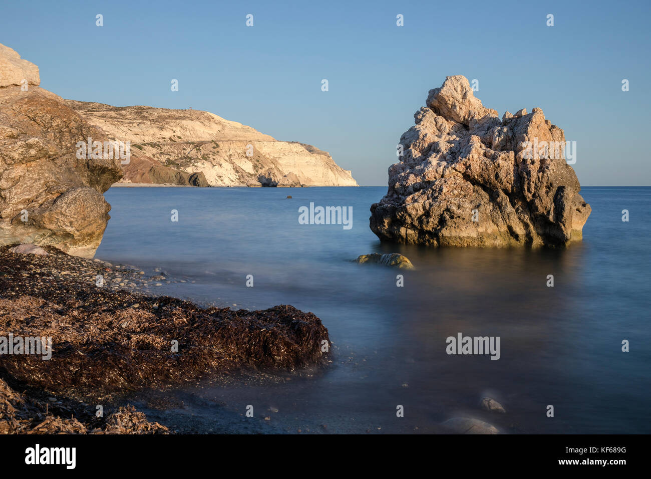 Petra tou Romiou, Aphrodite's Rock, Paphos, Cyprus Stock Photo - Alamy