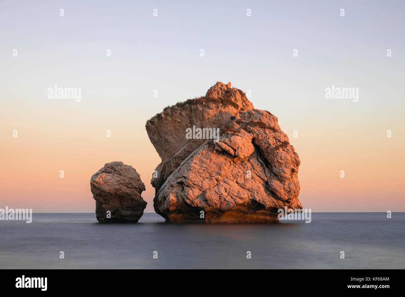 Petra tou Romiou, Aphrodite's Rock, Paphos, Cyprus Stock Photo - Alamy
