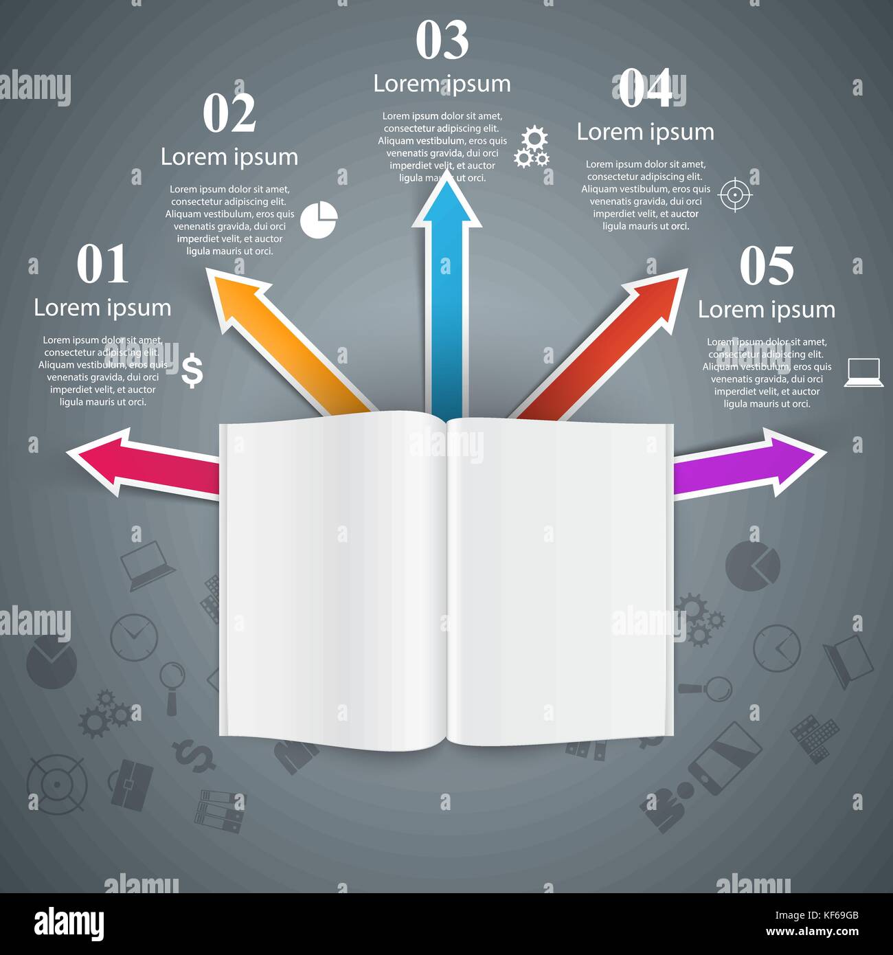 Digital step infographics text Stock Vector Images - Alamy