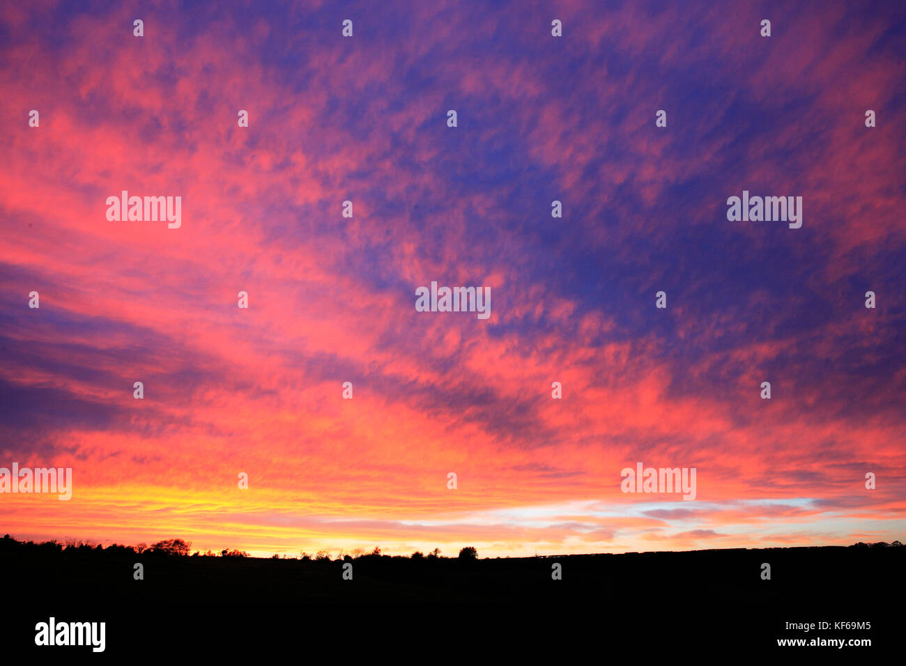 Skyscape at sunset Stock Photo - Alamy
