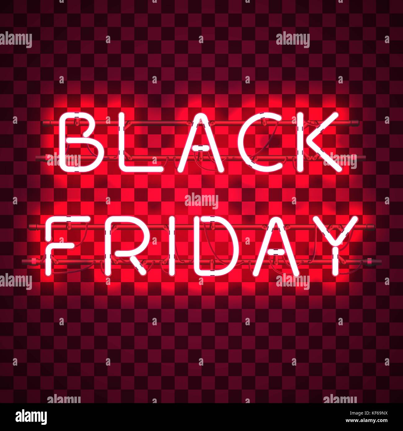 Black friday design neon hi-res stock photography and images - Alamy