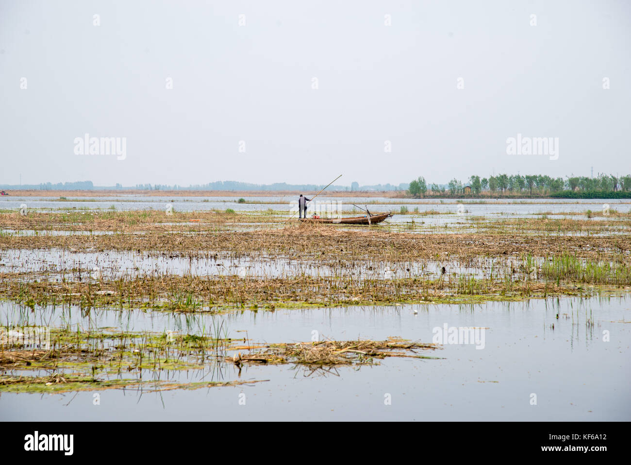 Baiyangdian Lake of Xiongan New Area,Hebei Province,China Stock Photo ...