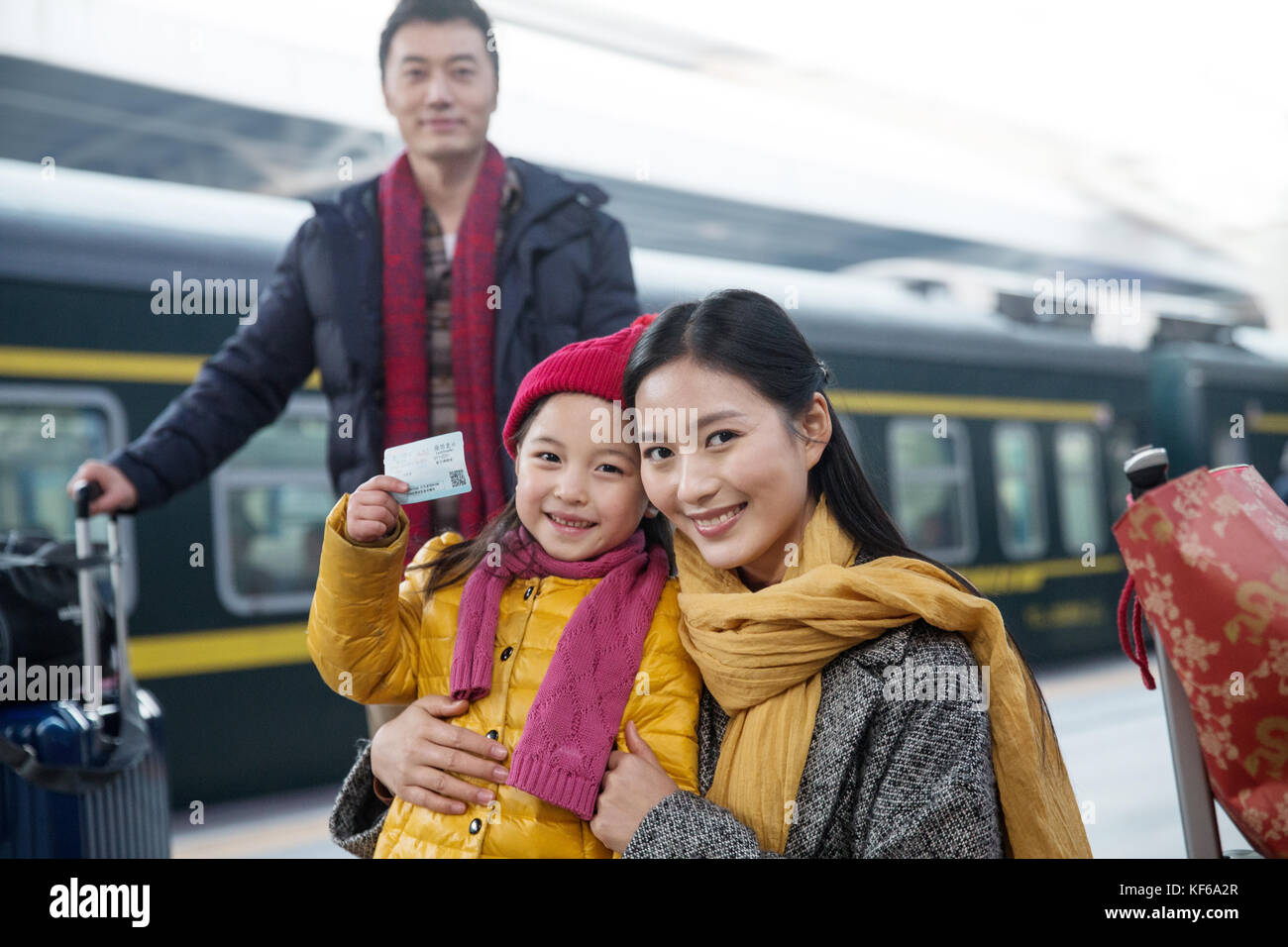Family train ticket hi-res stock photography and images - Alamy
