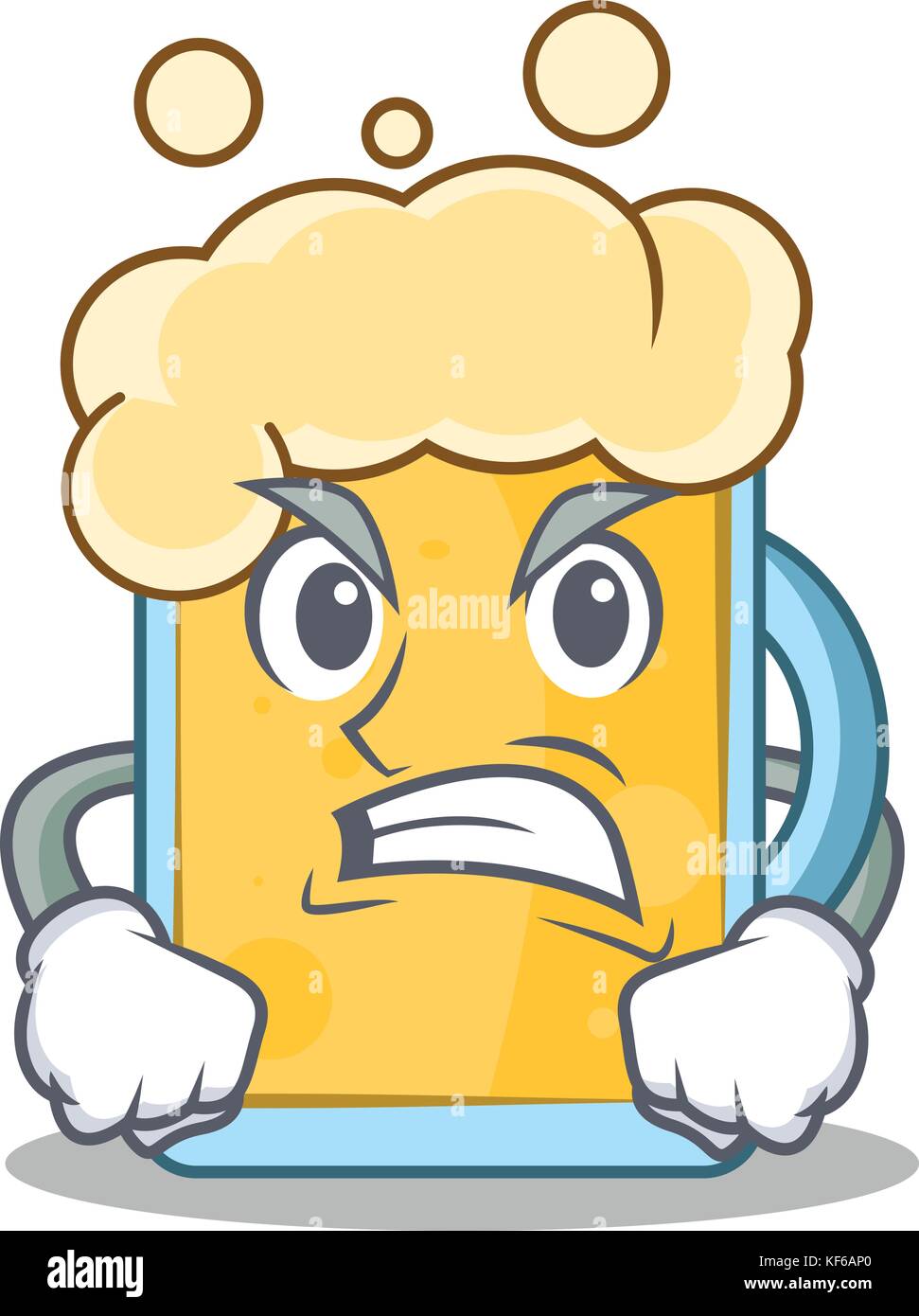 Angry beer character cartoon style Stock Vector Image & Art - Alamy