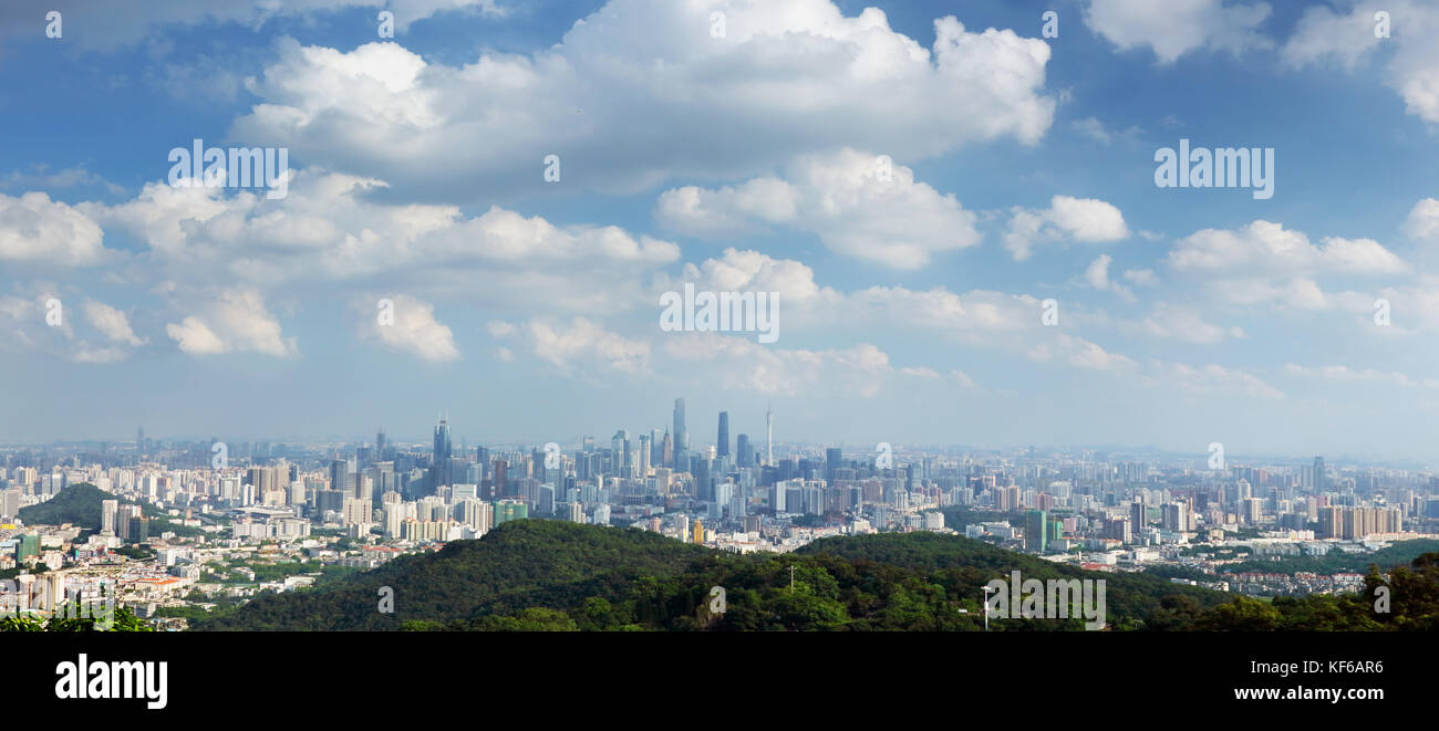 The building of Guangzhou city in Guangdong province,China Stock Photo ...