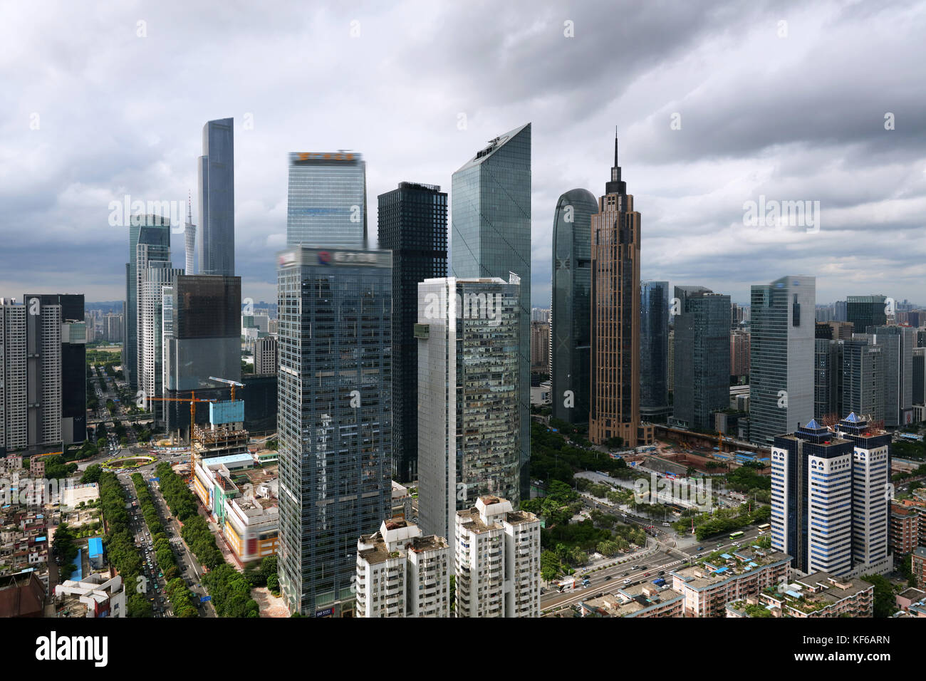 The building of Guangzhou city in Guangdong province,China Stock Photo ...