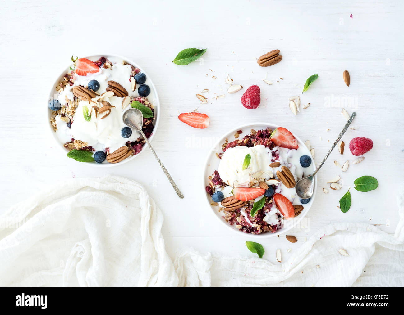 Healthy cold cereal raspberry hi-res stock photography and images - Alamy