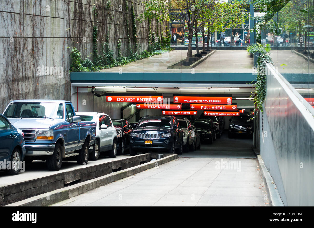 Underground parking entrance hi-res stock photography and images - Alamy