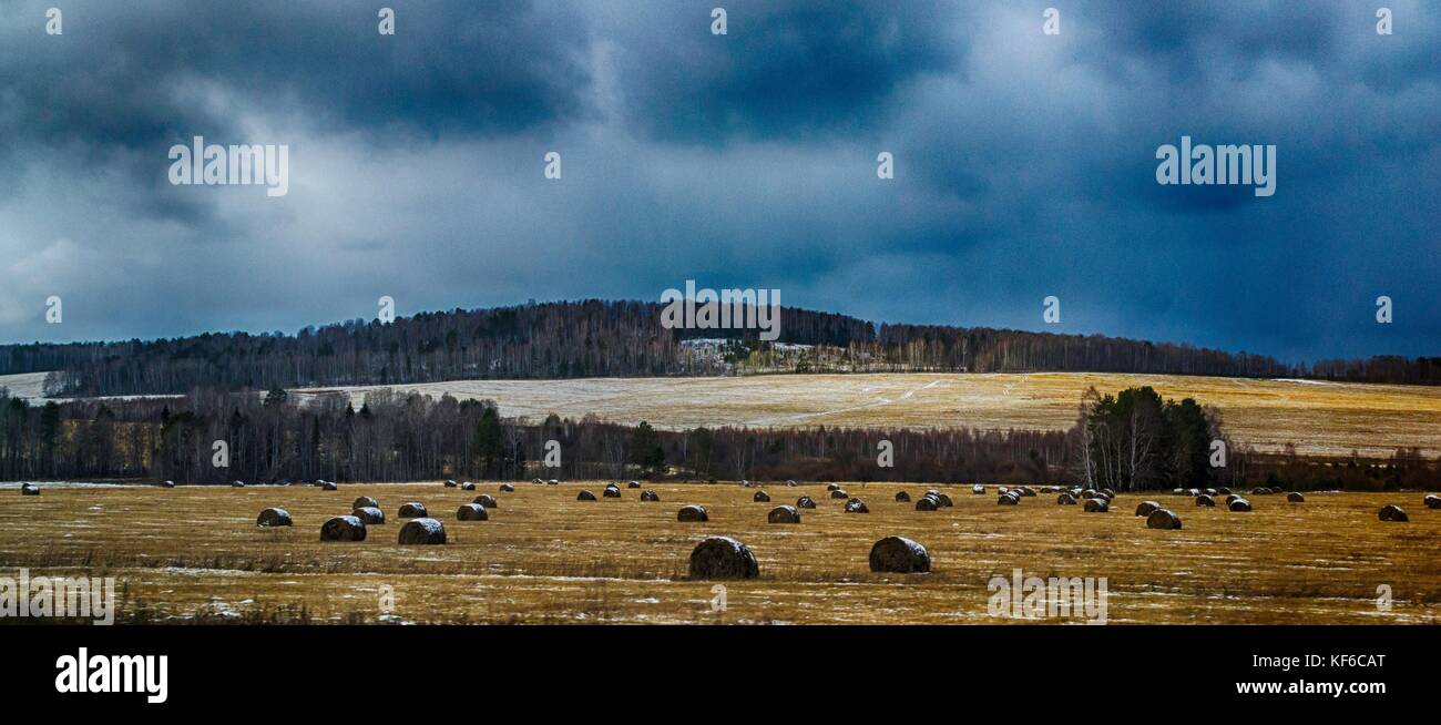 Russian field Ural Stock Photo - Alamy