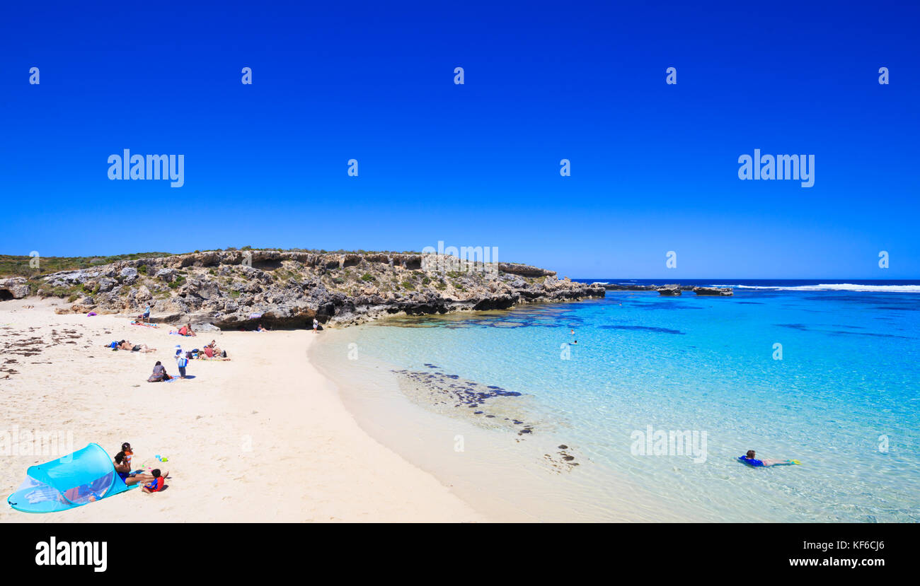 Little Salmon Bay at Rottnest Island, Perth, Western Australia Stock ...
