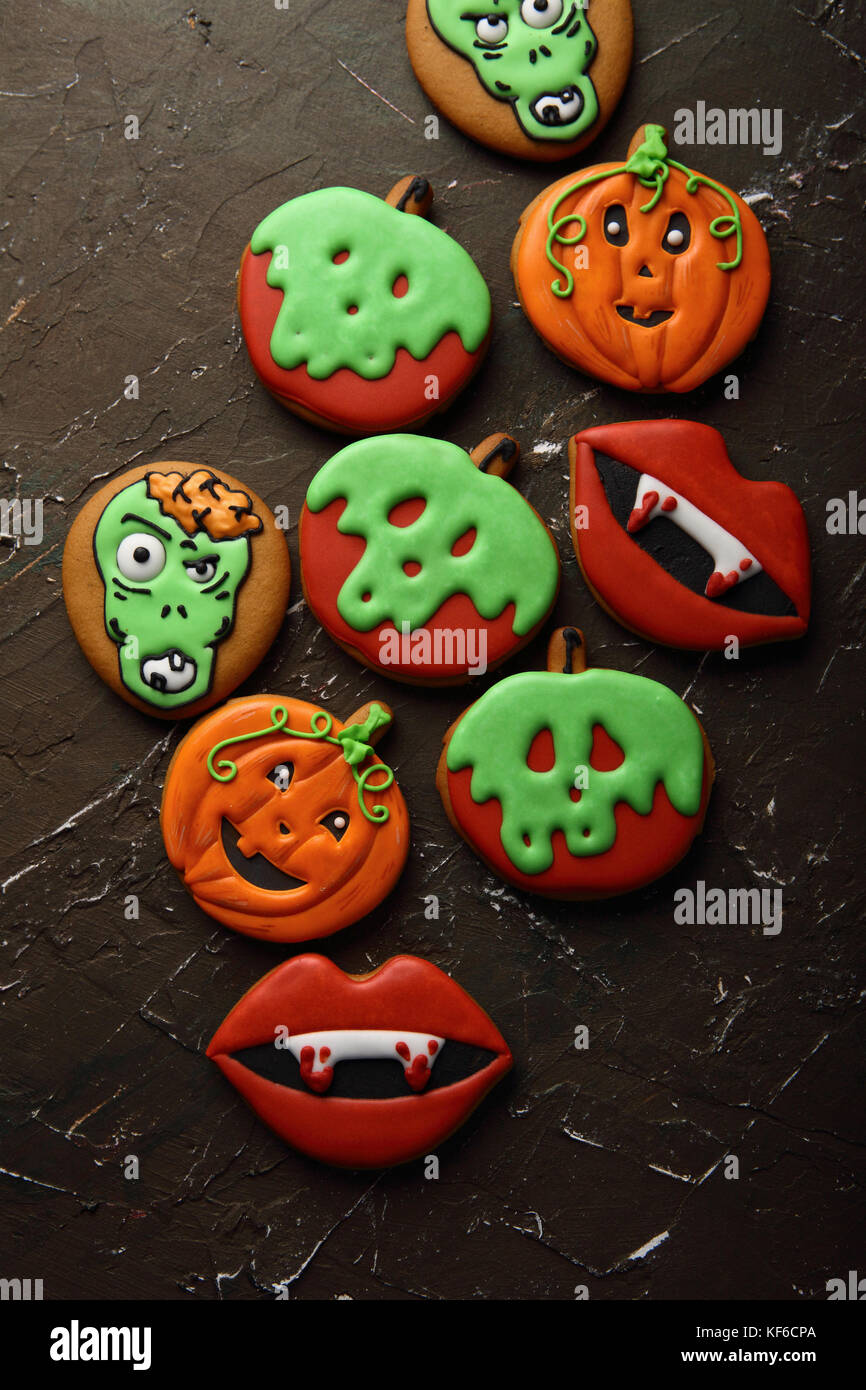 funny biscuits for Halloween Stock Photo - Alamy