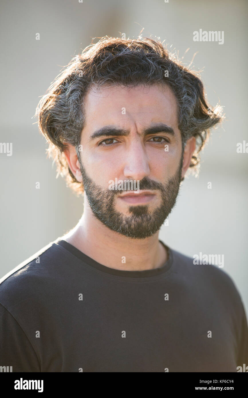 Portrait of a Middle Eastern man outdoors Stock Photo - Alamy