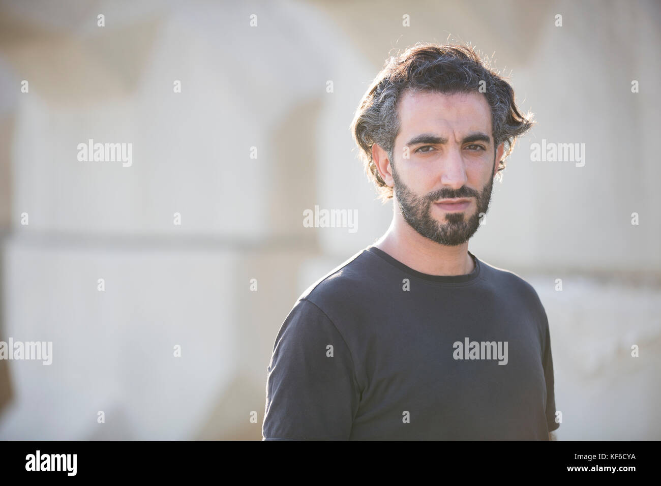 Portrait of a Middle Eastern man outdoors Stock Photo - Alamy