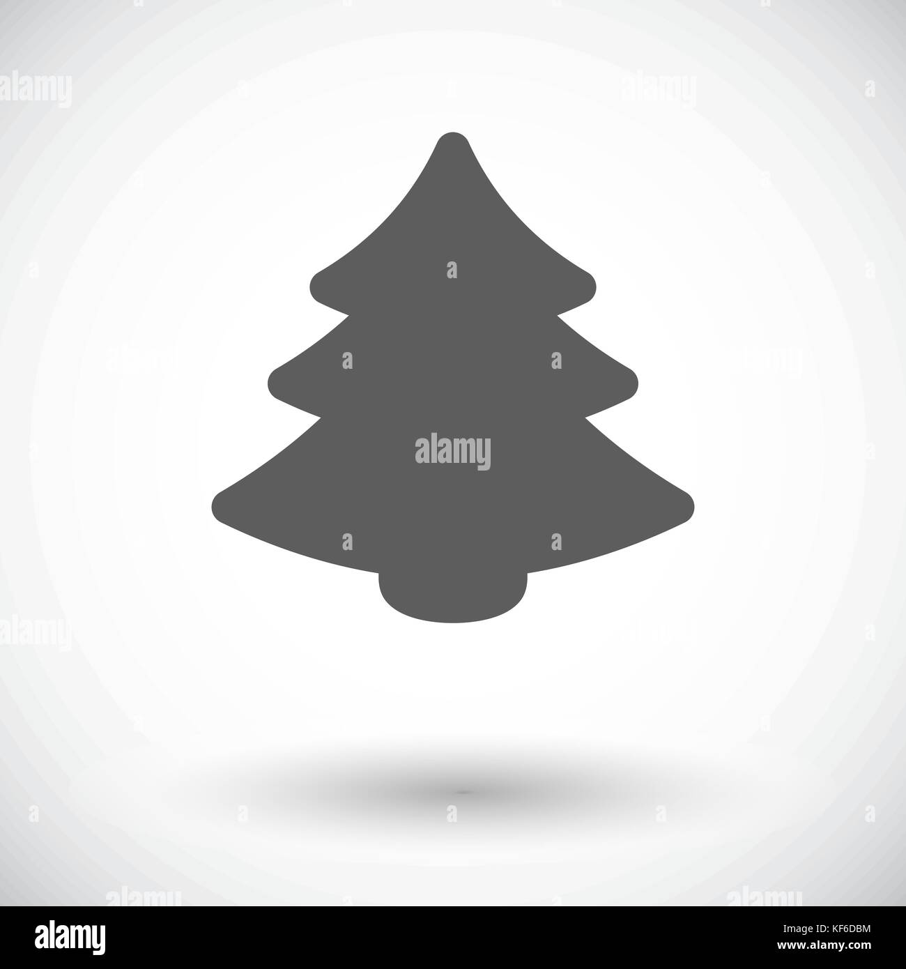 Christmas tree flat icon Stock Vector Image & Art - Alamy