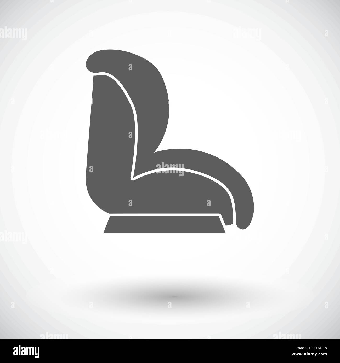 Child car seat flat icon Stock Vector Image & Art - Alamy