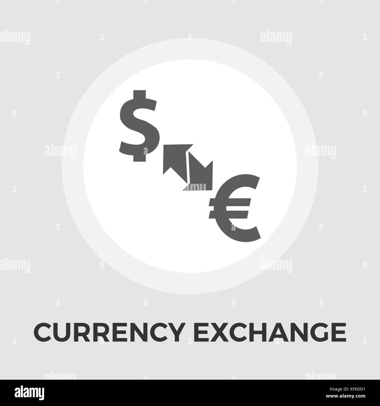 Currency exchange vector flat icon Stock Vector Image & Art - Alamy