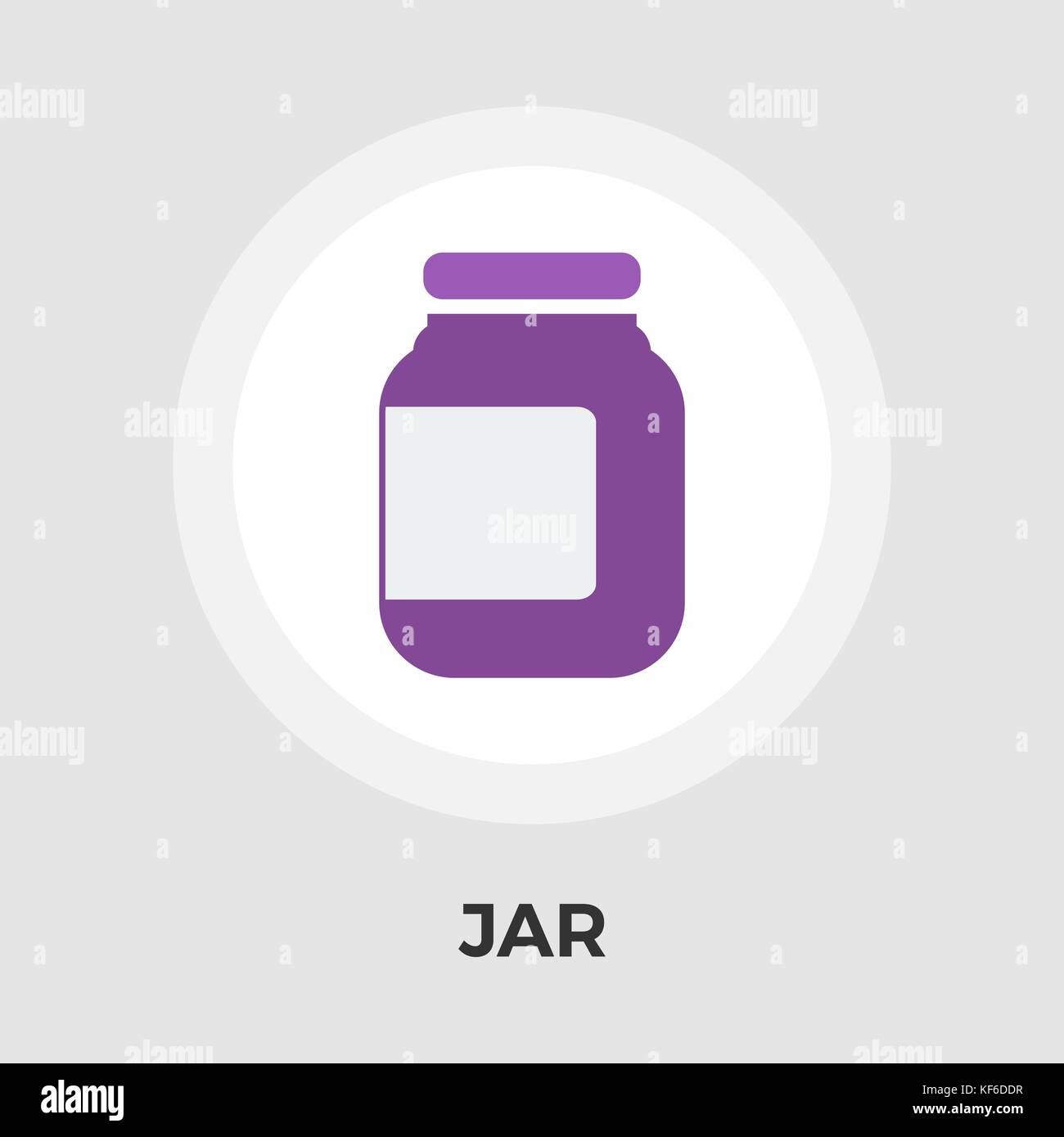 Jar vector flat icon Stock Vector Image & Art - Alamy