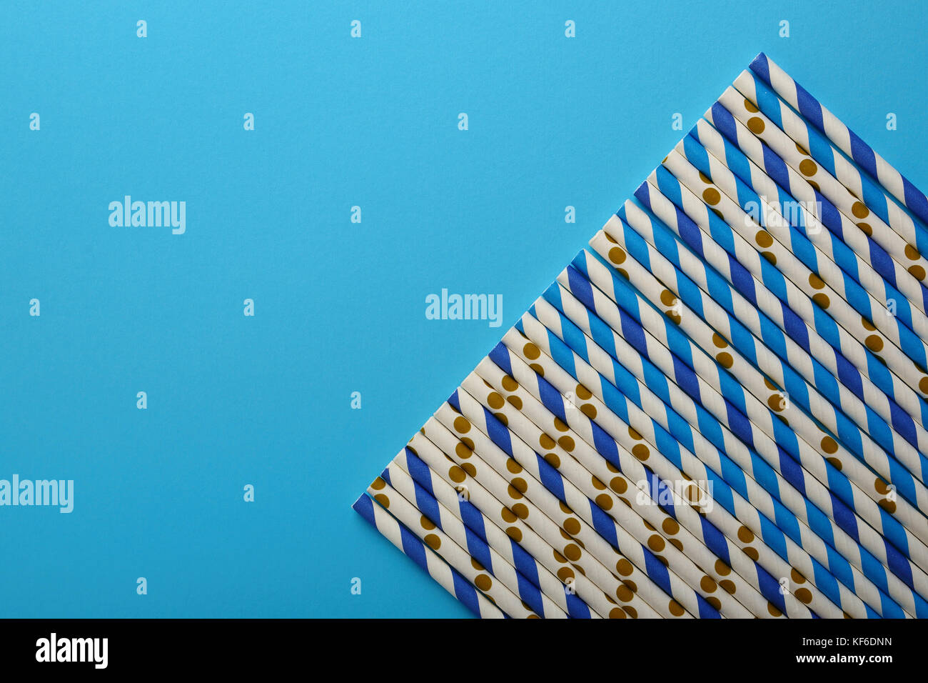 Food background with striped bar straw, food concept Stock Photo - Alamy