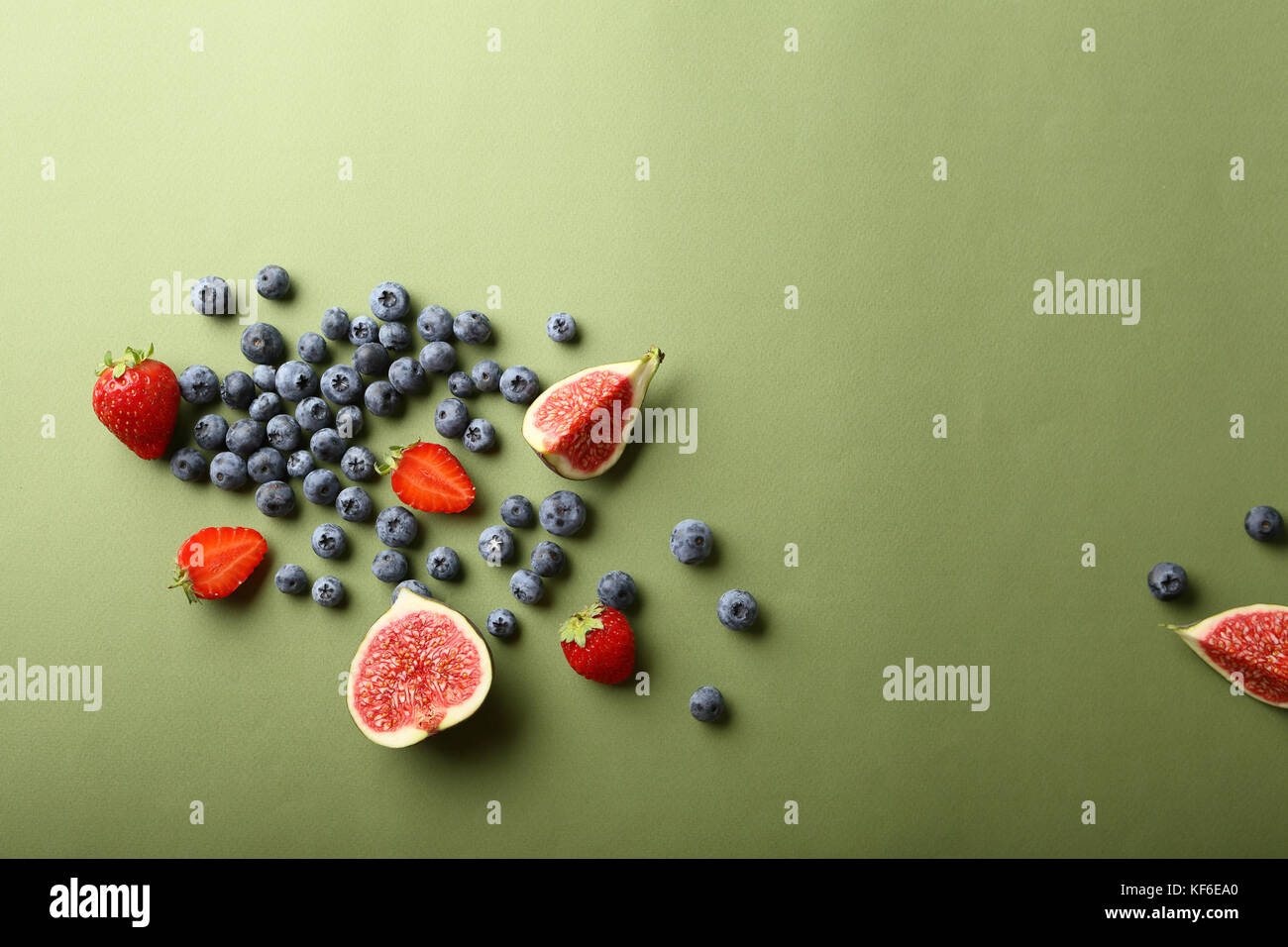 Green food background, fruits Stock Photo - Alamy