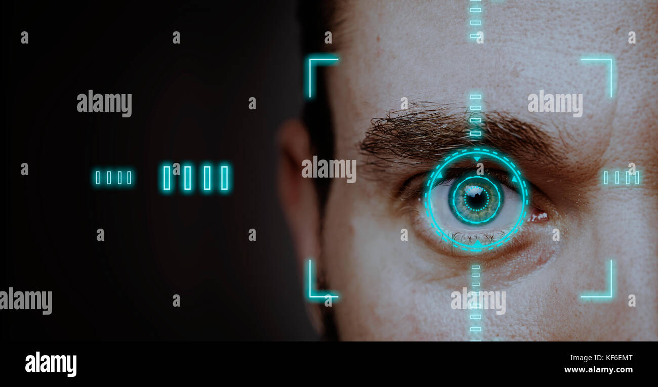 Iris scan hi-res stock photography and images - Alamy