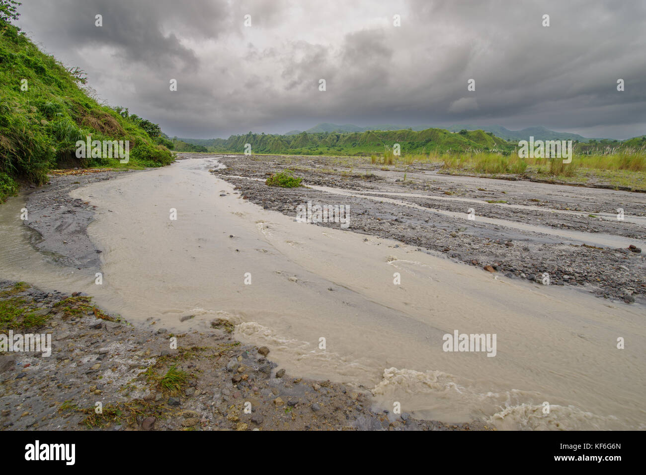 Cloudy sky in Mt. Pinatubo, Capas, Philippines Stock Photo - Alamy