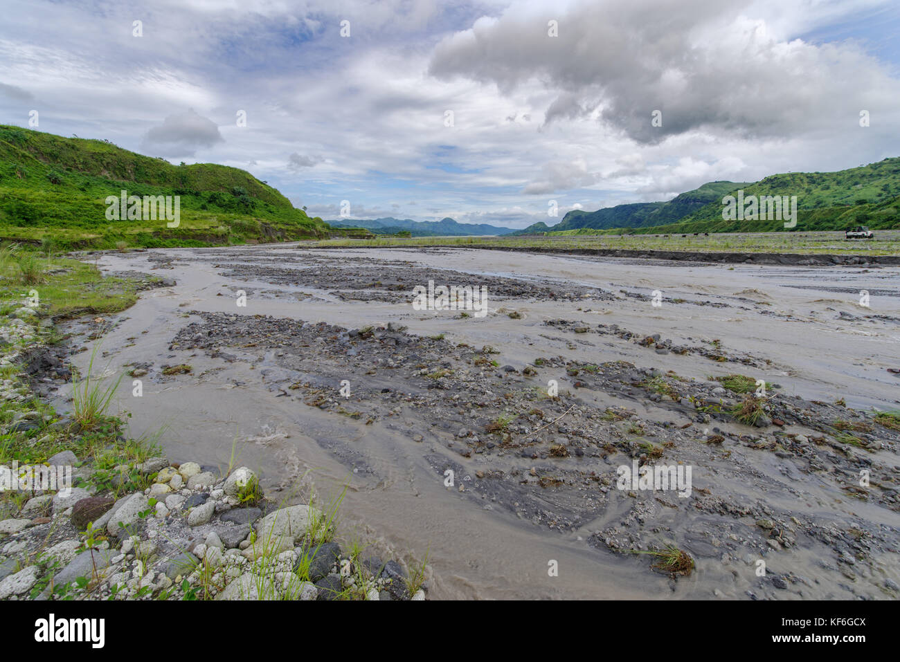 Cloudy sky in Mt. Pinatubo, Capas, Philippines Stock Photo - Alamy