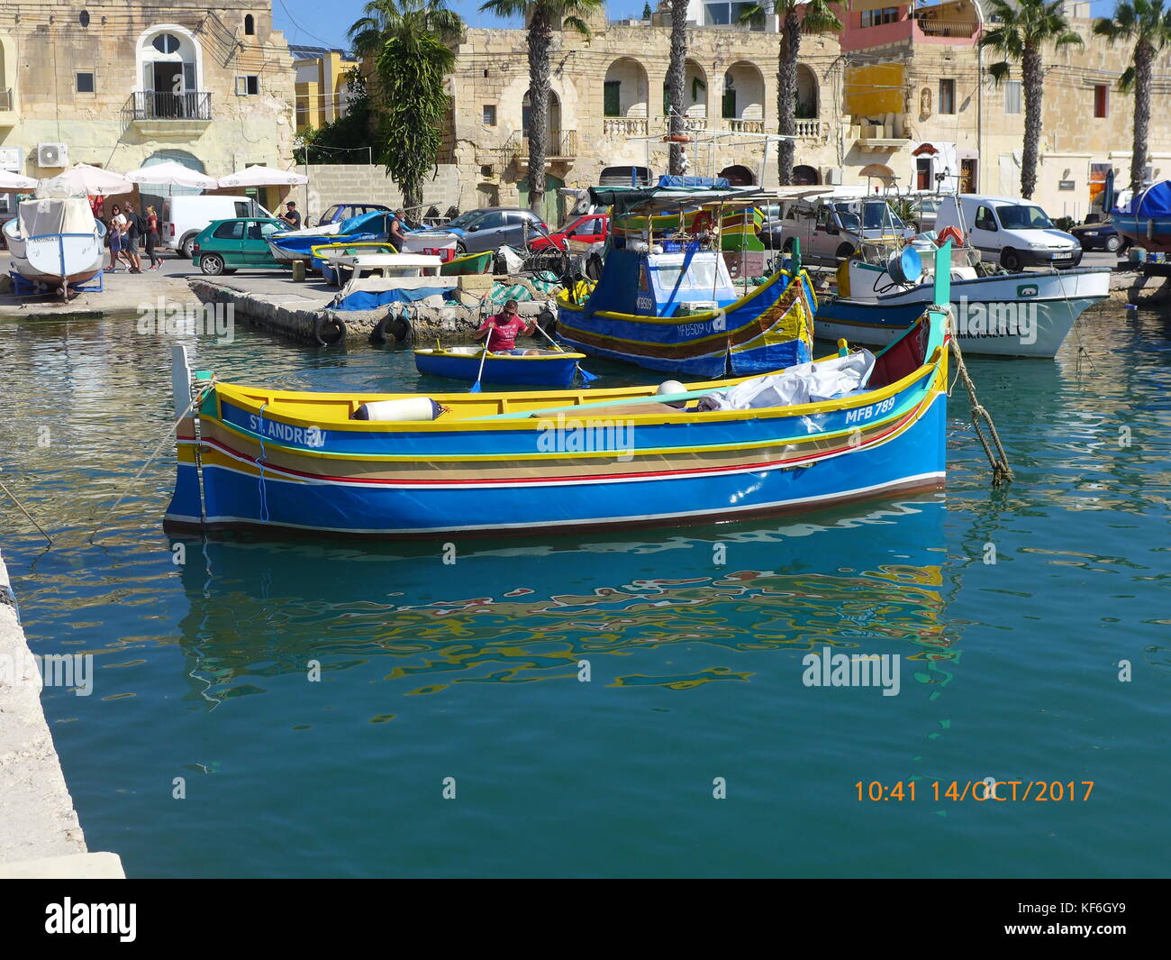 Malta gondolas hi-res stock photography and images - Alamy