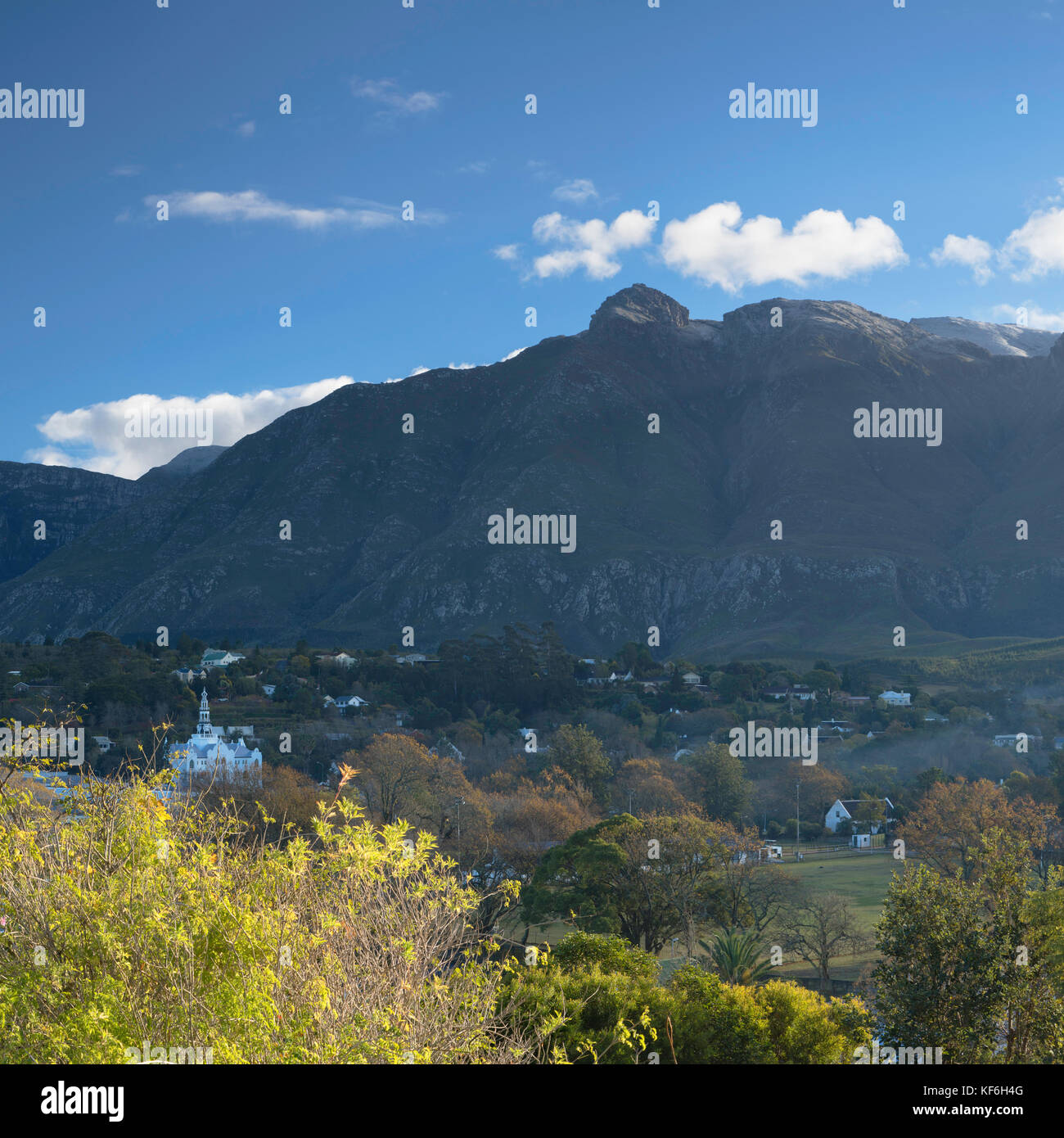 View of Swellendam, Western Cape, South Africa Stock Photo - Alamy