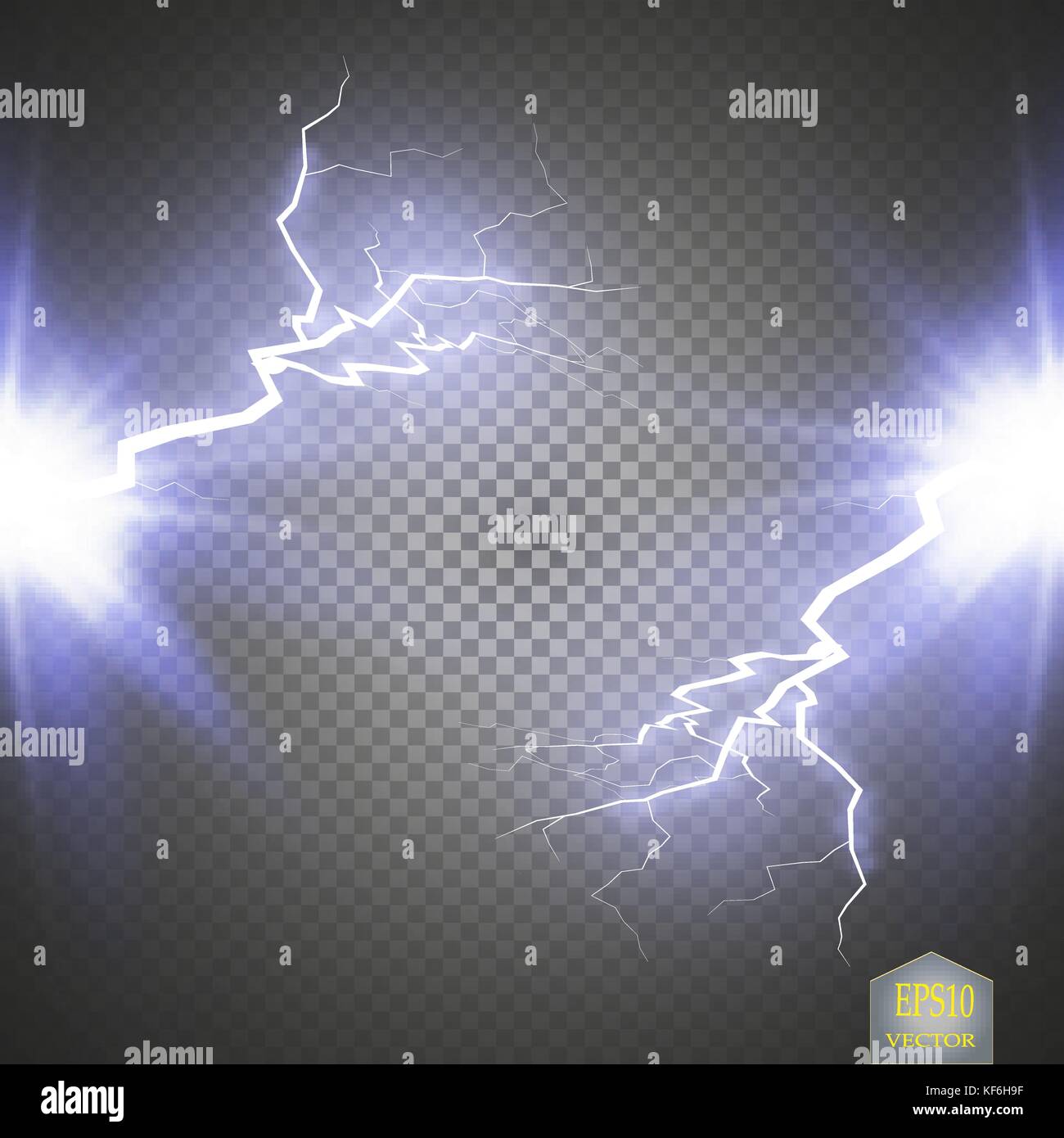 Blue abstract energy shock explosion special light effect with spark ...