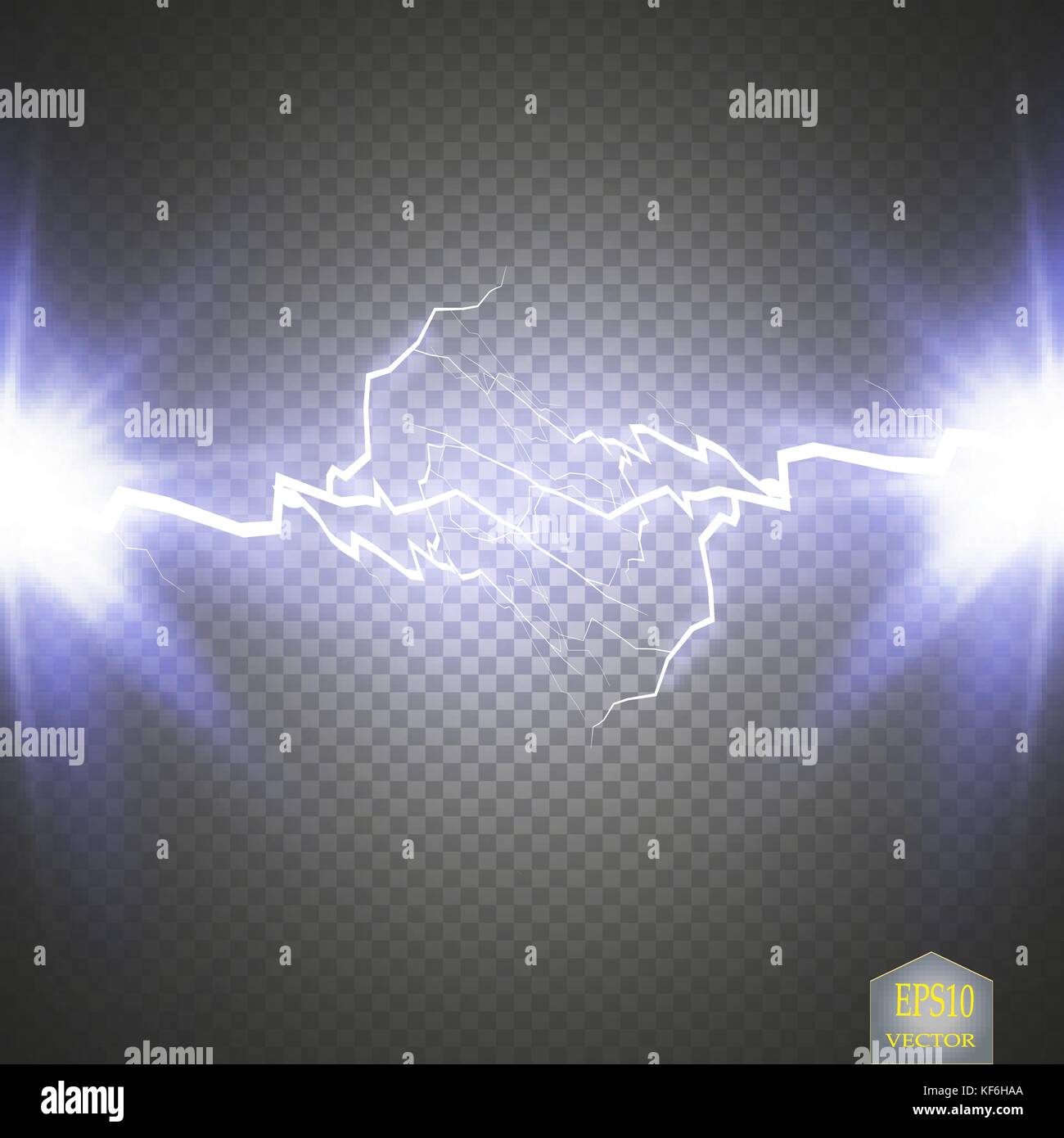 Blue abstract energy shock explosion special light effect with spark ...