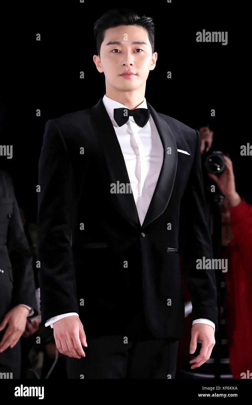 26th Oct, 2017. S. Korean actor Park Seo-jun South Korean actor Park ...