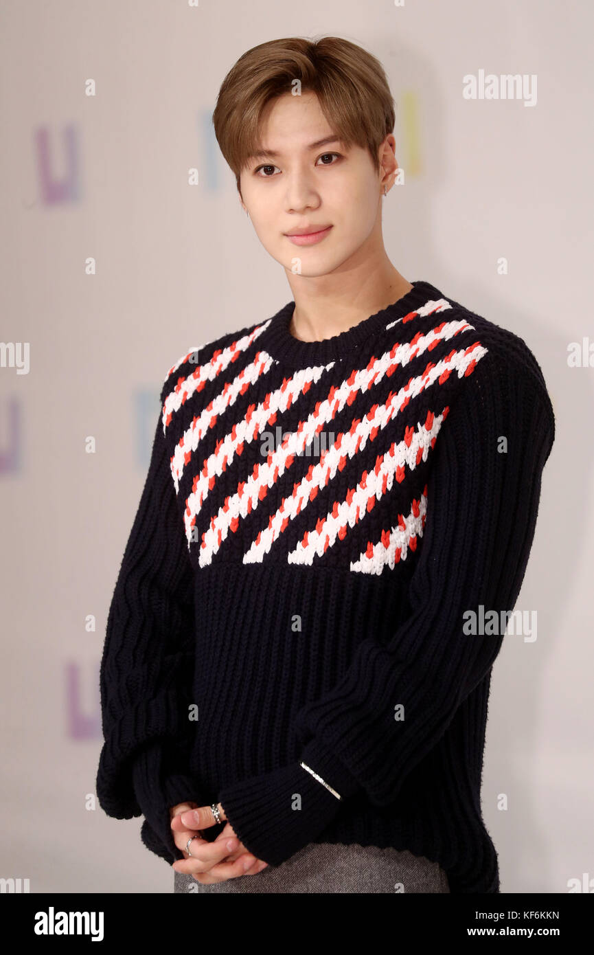 26th Oct, 2017. S. Korean singer Tae Min Tae Min, a member of South ...