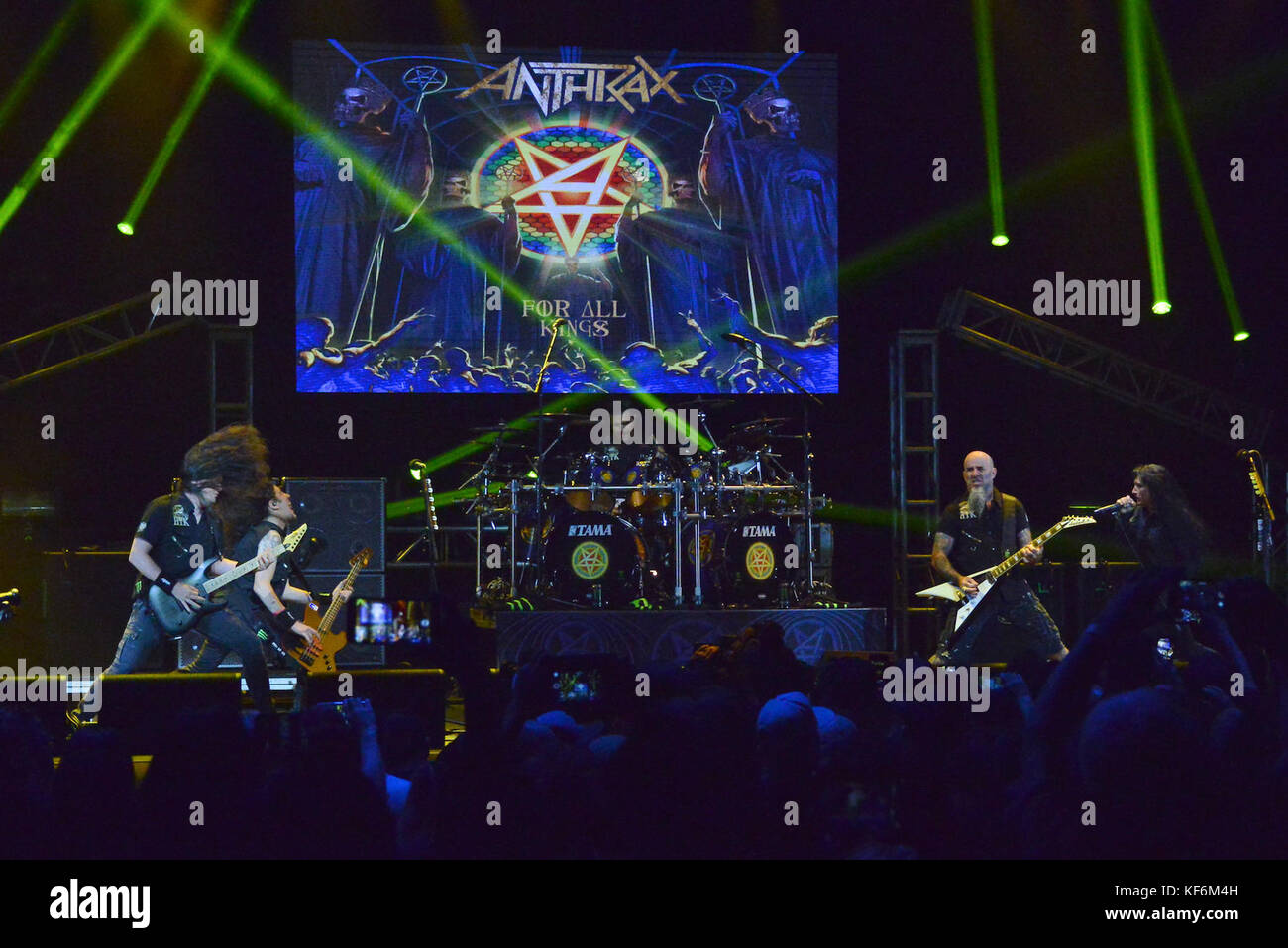 Los Angeles, California, USA. 25th Oct, 2017. ANTHRAX performs at the Loudwire Music Awards at ...