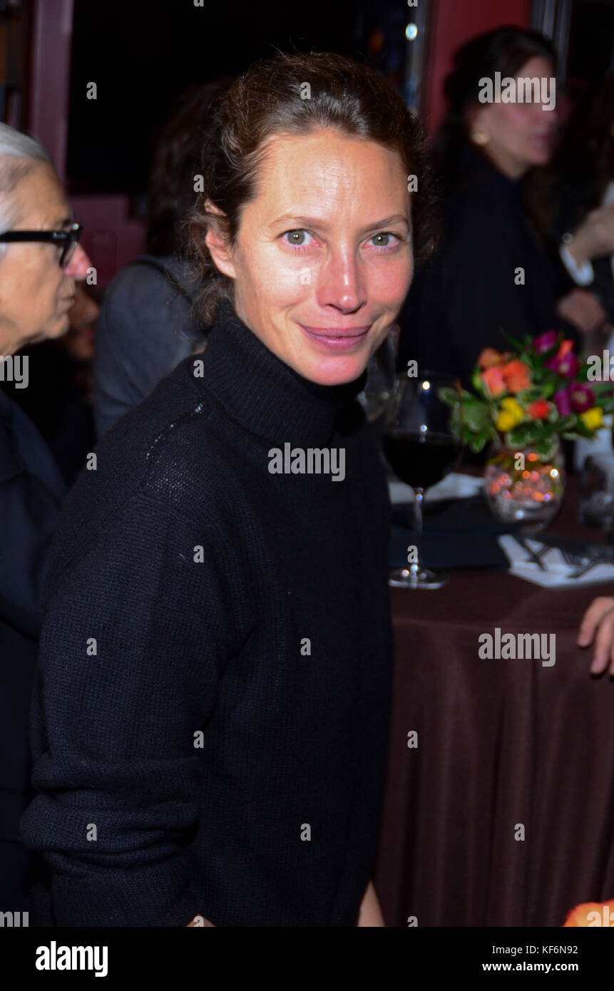 New York, NY, USA. 25th Oct, 2017. Christy Turlington attends the ...