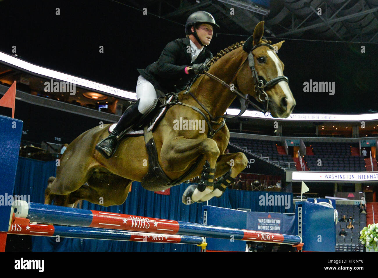 Washington, DC, USA. 25th Oct, 2017. Irishman SHANE SWEETNAM, riding ...
