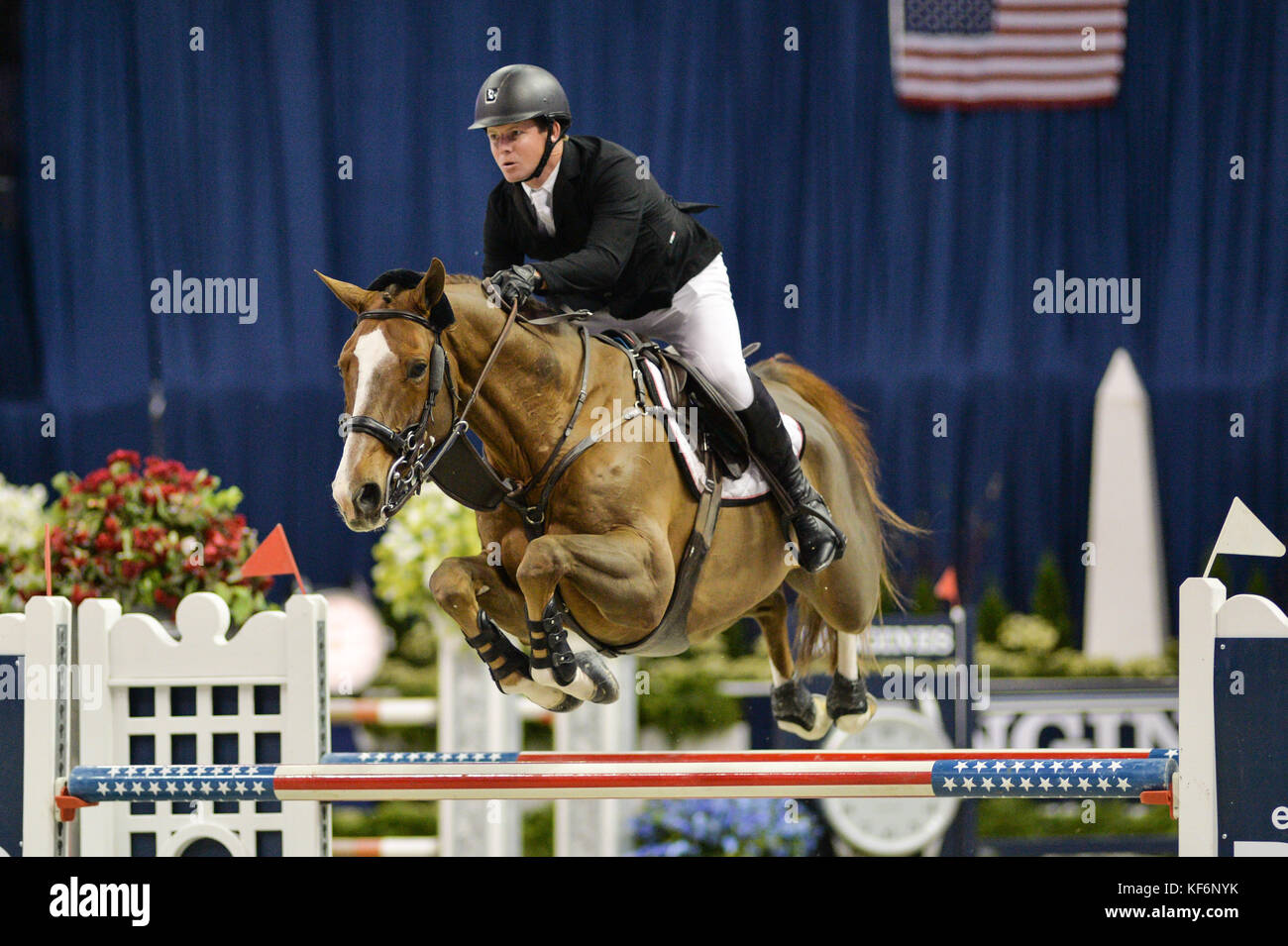 Washington, DC, USA. 25th Oct, 2017. Irishman SHANE SWEETNAM, riding ...