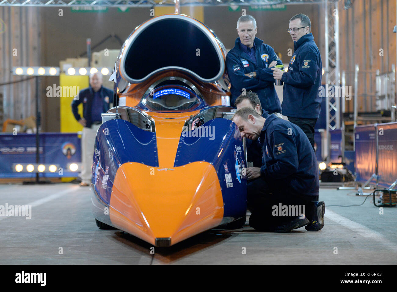 Richard noble with the bloodhound supersonic car hi-res stock photography and images - Alamy