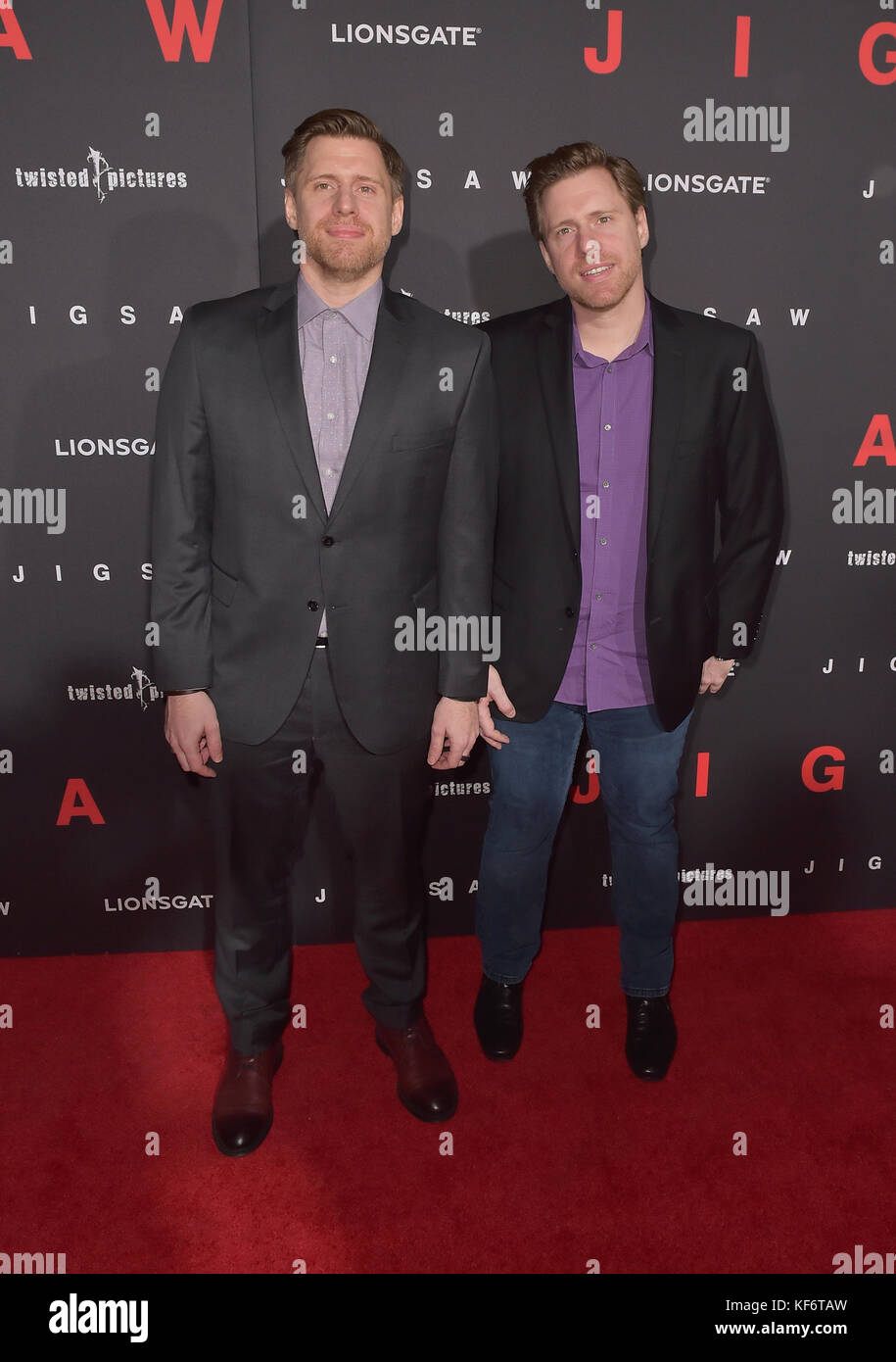 Hollywood, California, USA. 25th Oct, 2017. Michael Spierig, Peter ...