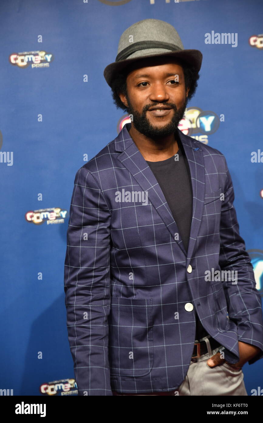 Cologne, Germany. 24th Oct, 2017. Actor Eric Kabongo attends the German ...